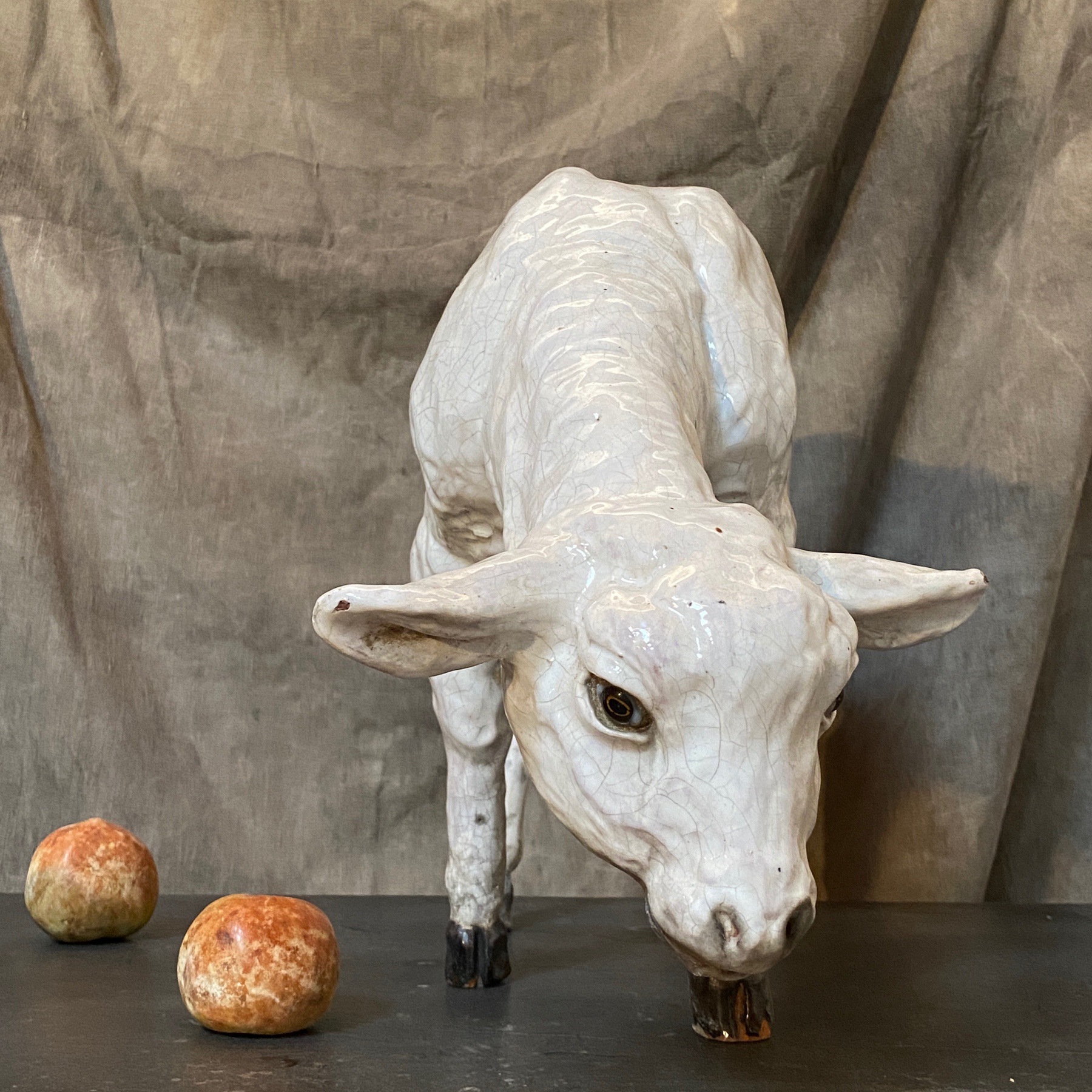ceramic lamb sculpture – Objet Vagabond