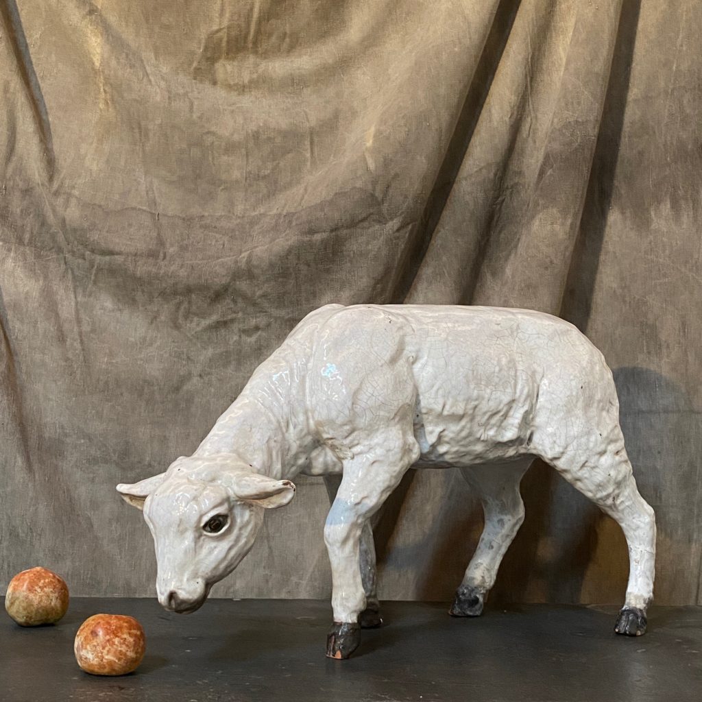 ceramic lamb sculpture – Objet Vagabond