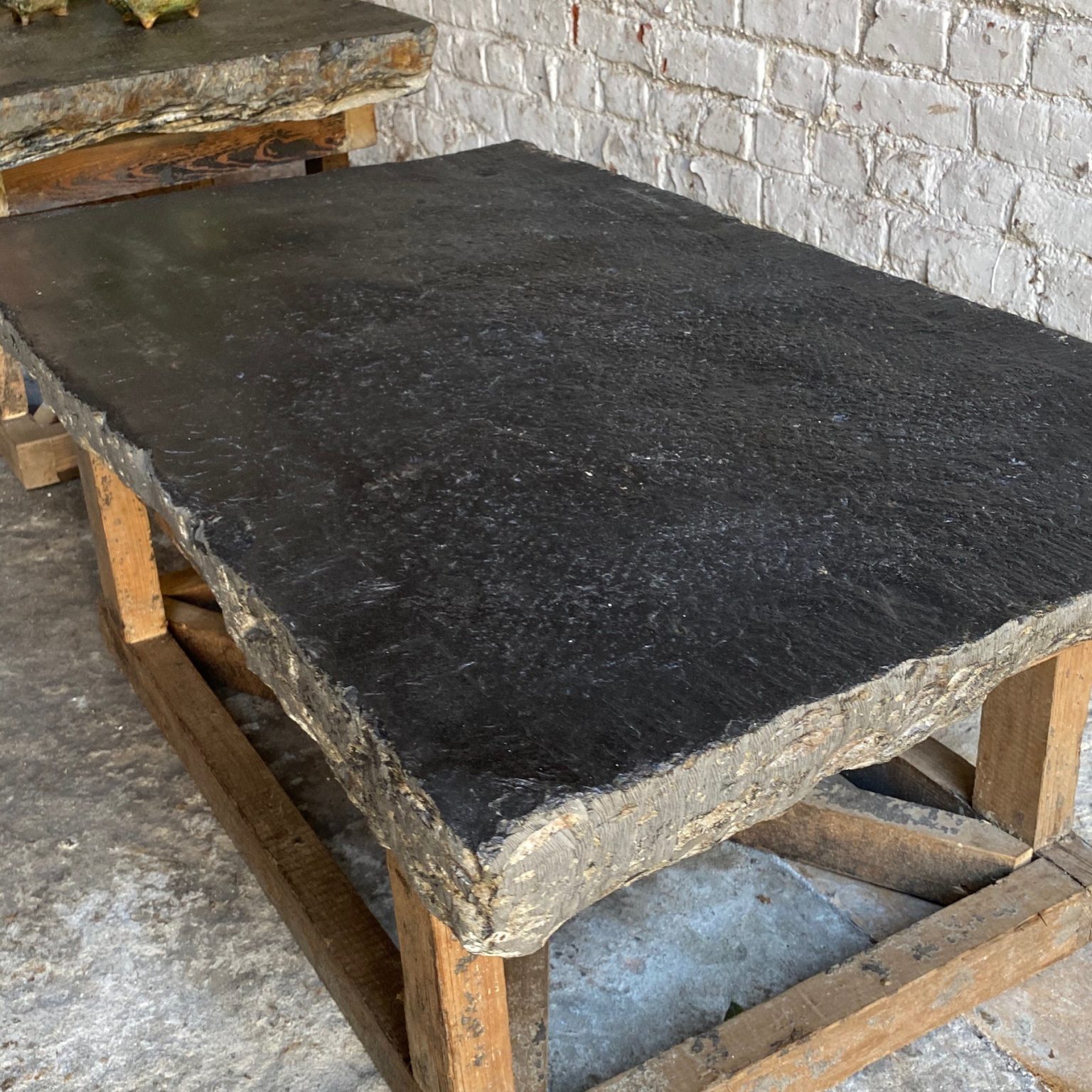 blue stone side tables – Objet Vagabond