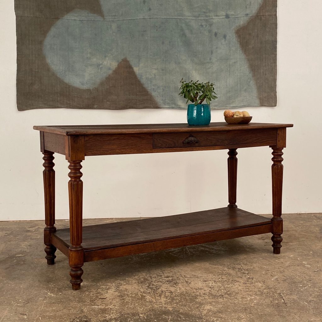 oak draper table – Objet Vagabond