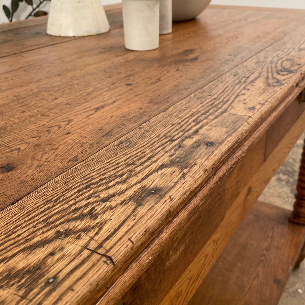 oak draper table – Objet Vagabond