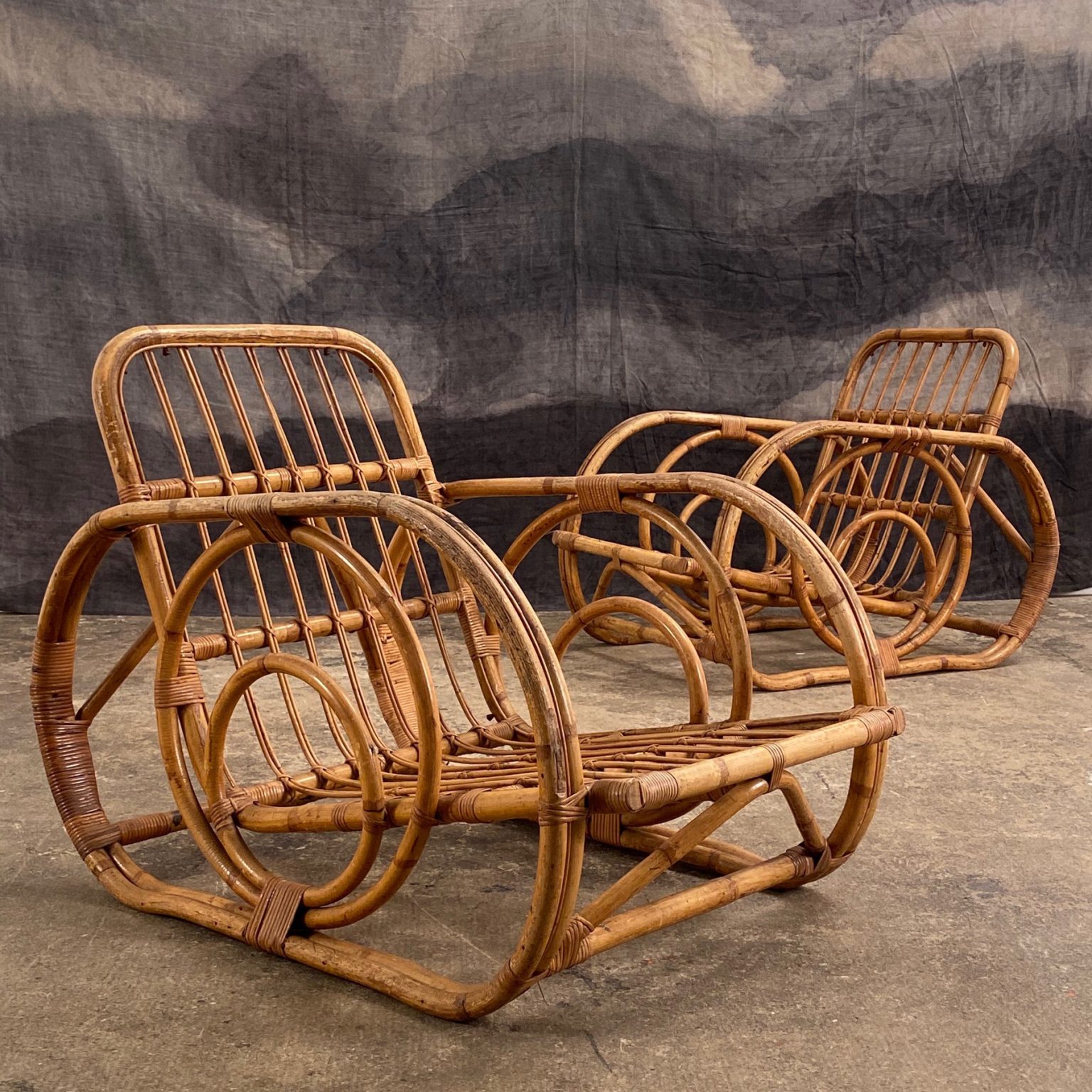 large rattan set – Objet Vagabond