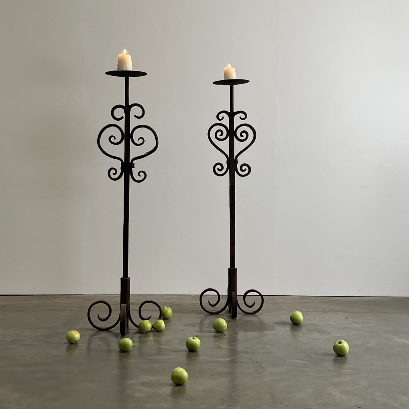 wrought iron candlesticks – Objet Vagabond
