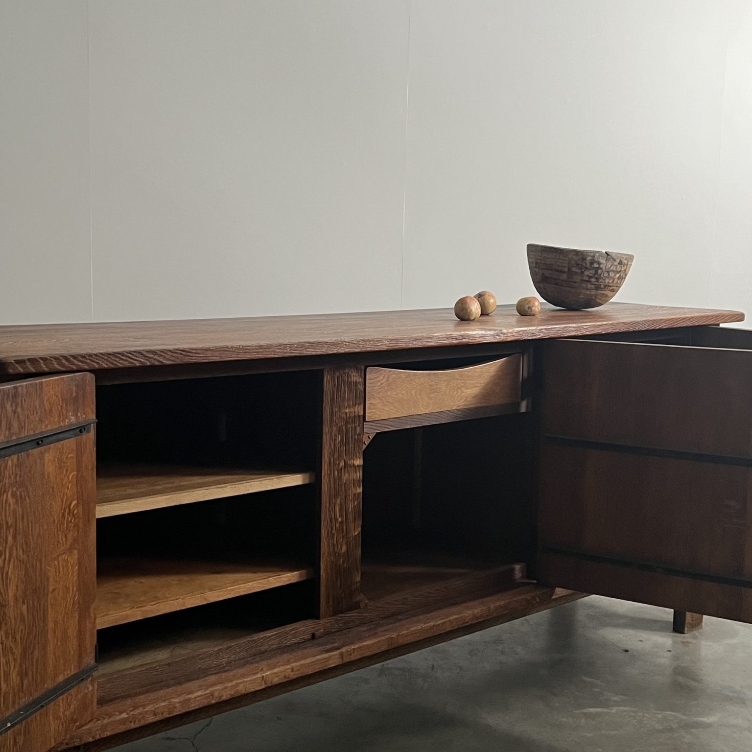 french brutalist sideboard – Objet Vagabond
