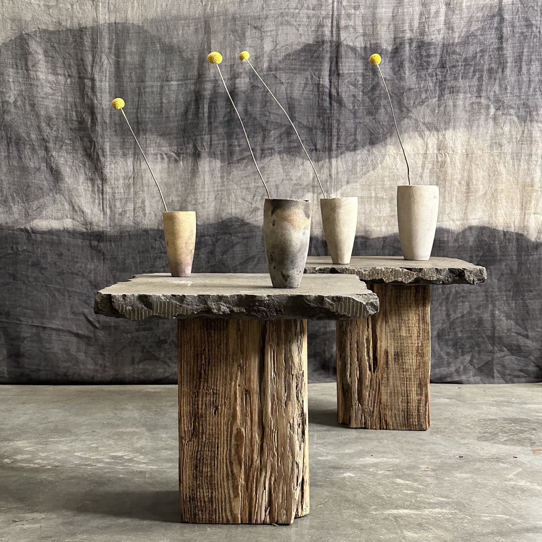 blue stone tables – Objet Vagabond