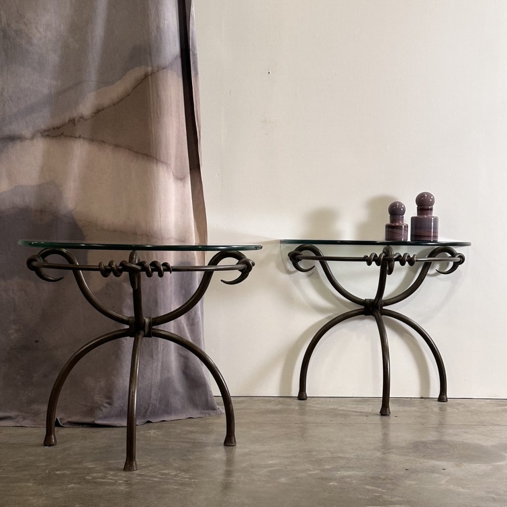 wrought iron console tables – Objet Vagabond