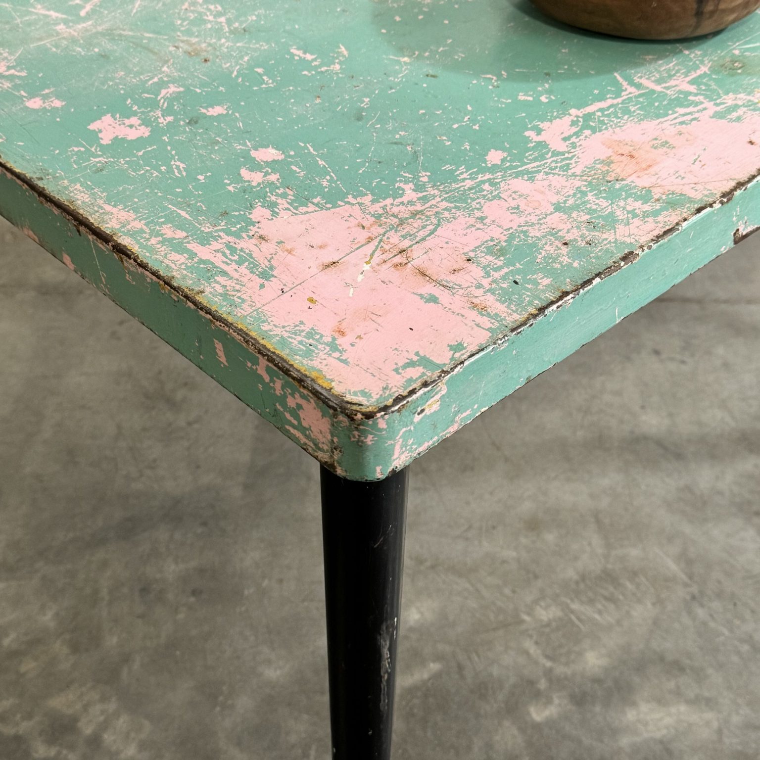 green light tolix table – Objet Vagabond